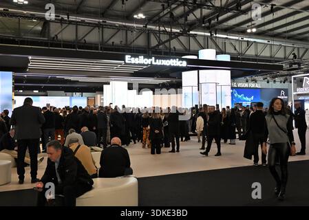 Milan, Italy MIDO 2026 eyewear event at Fieramilano Rho. In the photo ...