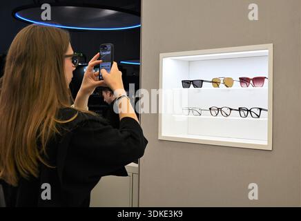 Milan, Italy MIDO 2026 eyewear event at Fieramilano Rho. In the photo ...