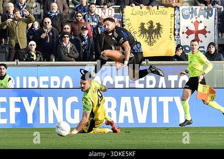Mehdi Leris (Pisa) opportunity during Pisa SC vs Bologna FC, Italian ...