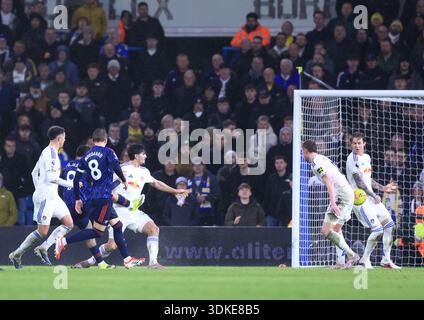 Gabriel Jesus Of Arsenal scores a GOAL 0-4 during the Leeds United v ...