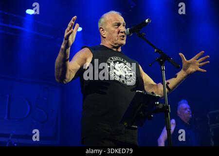 LONDON, ENGLAND - JANUARY 30: Richard Jobson of ‘Skids’ performing at ...