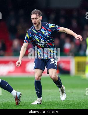33, Danny Rose of Barrow AFC attempts a shot during the Sky Bet League ...