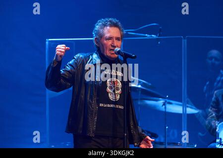 Bilbao. Spain. 20260131, Miguel Rios performs on stage as part of 'El ...