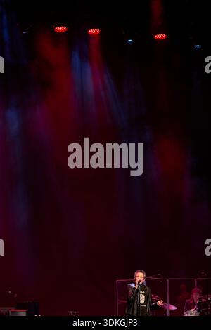 Bilbao. Spain. 20260131, Miguel Rios performs on stage as part of 'El ...