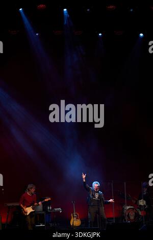 Bilbao. Spain. 20260131, Miguel Rios performs on stage as part of 'El ...