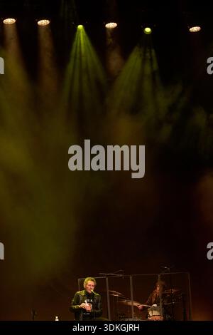 Bilbao. Spain. 20260131, Miguel Rios performs on stage as part of 'El ...