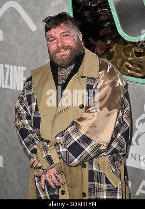 Teddy Swims attends the Warner Music Group Pre-Grammy awards party on ...