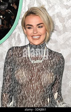 Tallia Storm attends the Warner Music Group Pre-Grammy awards party on ...