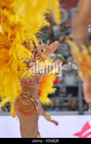 Corrientes, Corrientes, Argentina. 01 February 2026. Sapucay performer ...