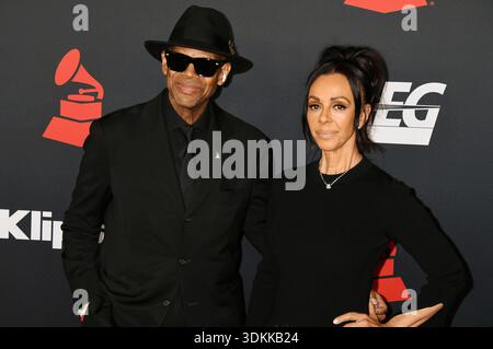 Jimmy Jam und Lisa Harris bei der MusiCares Person of the Year Gala ...