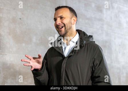 London, UK 1st Feb 2026 Zack Polanski, Leader of the Green Party, at ...
