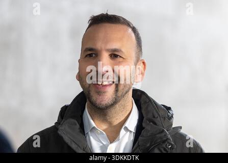 London, UK 1st Feb 2026 Zack Polanski, Leader of the Green Party, at ...