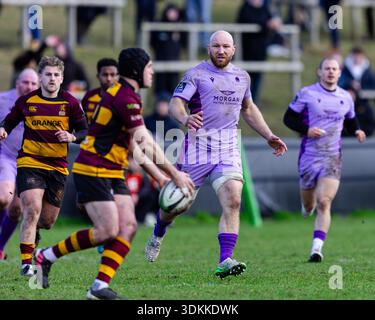 Ampthill, England, UK, 31 January 2026. James Short of Worcester ...