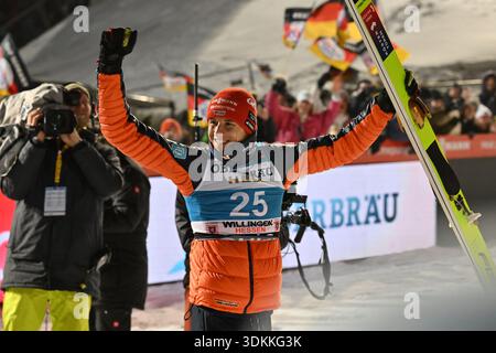 31 January 2026, Hesse, Willingen: Nordic skiing / Ski jumping: World ...