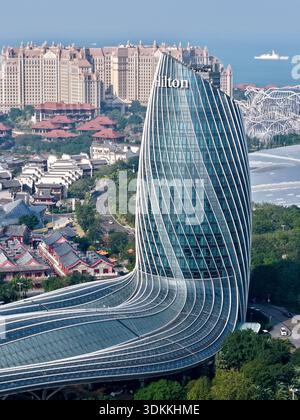 DANZHOU, CHINA - DECEMBER 17, 2025 - Aerial view of the world's largest ...