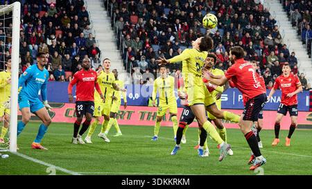 Pamplona, Spain. 31th Jan 2026. Sports. Football/Soccer.Football match ...