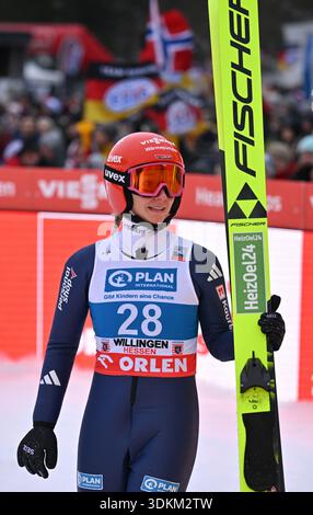 01 February 2026, Hesse, Willingen: Nordic skiing / Ski jumping: World ...