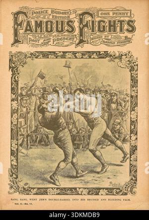The Fight between Jem Mace and Bob Travers, 21 February 1860 -- Vintage ...