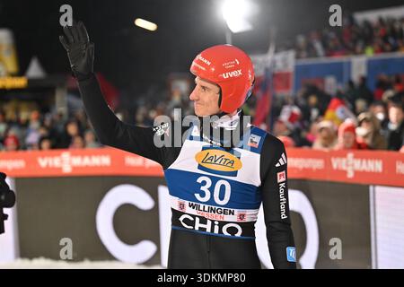 01 February 2026, Hesse, Willingen: Nordic skiing / Ski jumping: World ...