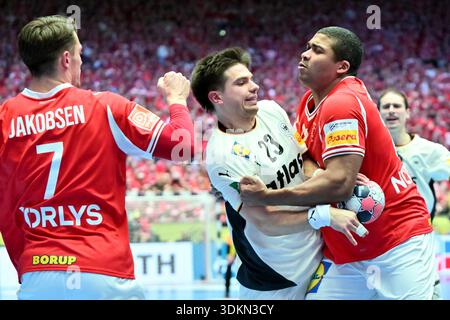 01 February 2026, Denmark, Herning: Handball, European Championship ...