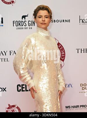 LONDON, ENGLAND - FEBRUARY 01 2026: Noah Jupe, Jacobi Jupe, Jessie ...