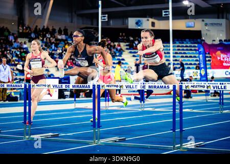 Alaysha JOHNSON during the Meeting Miramas Metropole 2026, World ...