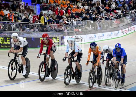 Belgian Jules Hesters pictured in action during the men's Elimination ...