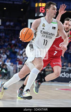 Mario Hezonja of Real Madrid a during Liga ACB match between Real ...