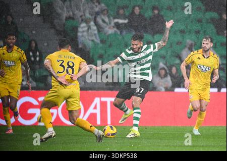Lisbon, Portugal. 1 February 2026. Luis Suarez forward of Sporting CP ...