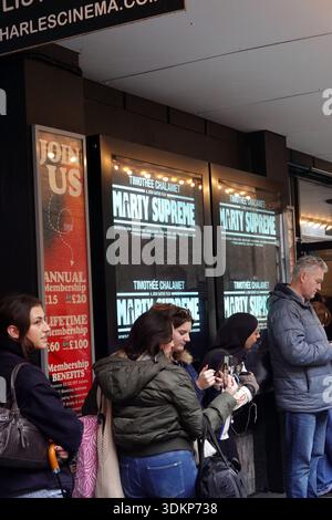 Timothee Chalamet at the Prince Charles Cinema Stock Photo - Alamy