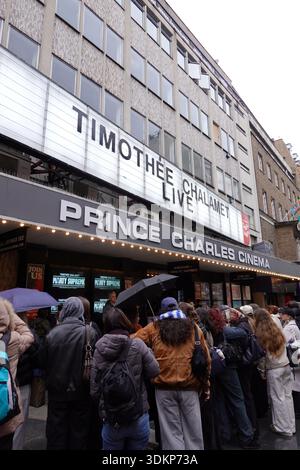 Timothee Chalamet at the Prince Charles Cinema Stock Photo - Alamy