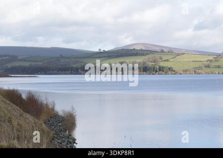 Wicklow, Ireland - 01st February 2026: View of the elevated water ...