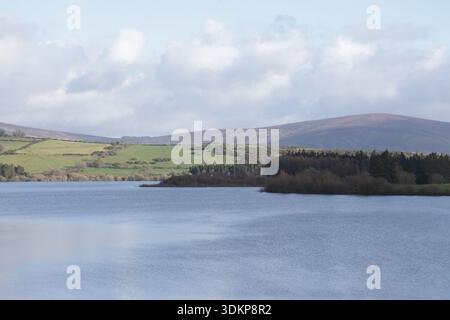Wicklow, Ireland - 01st February 2026: View of the elevated water ...