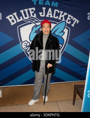 Marcus Teo attends the Blue Jacket Fashion Show first annual Blue Ball ...