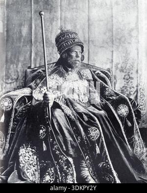 Menelik II was the Emperor of Ethiopia from 1889 to 1913, recognized ...