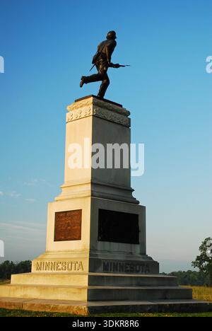 The First Minnesota regiment in Gettysburg National Military Park ...