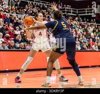 February 1 2026 Stanford forward Alexandra Eschmeyer (4)shoots the ball ...