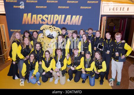 Paris, France. 1st Feb, 2026. Vincent Desagnat attends the MARSUPILAMI ...