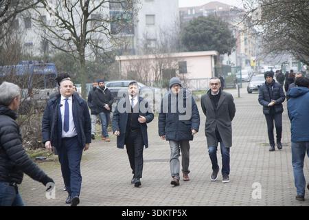 Milan, IPSOS Albe Steiner, visit of the Minister of Education and Merit ...