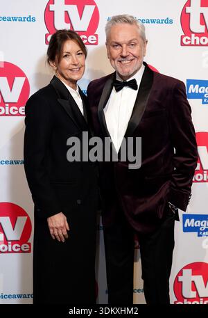 Anne-Marie Conley and Brian Conley attends the TV Choice Awards 2026 at ...