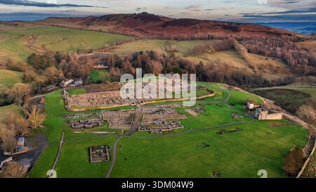 Vindolanda was a Roman auxiliary fort (castrum) just south of Hadrian's ...