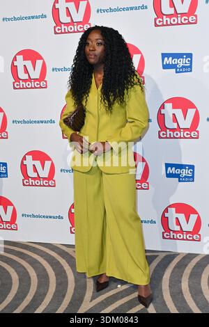 Minah Shannon attends the TV Choice Awards 2026 at London Hilton on ...
