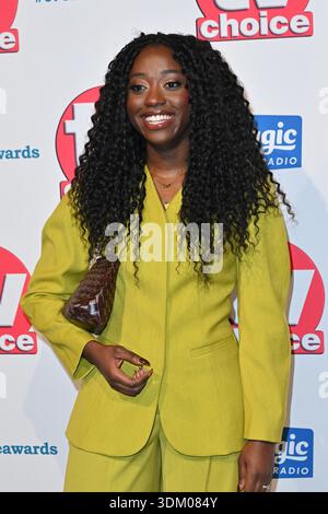 Minah Shannon attends the TV Choice Awards 2026 at London Hilton on ...