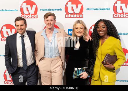 Alexander Dragonetti and Minah Shannon at the TV Choice Awards 2026 ...