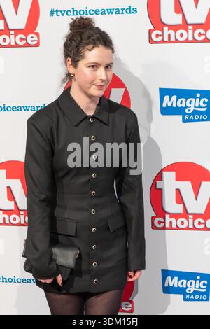 Molly Vevers at the TV Choice Awards 2026, London Hilton Park Lane ...