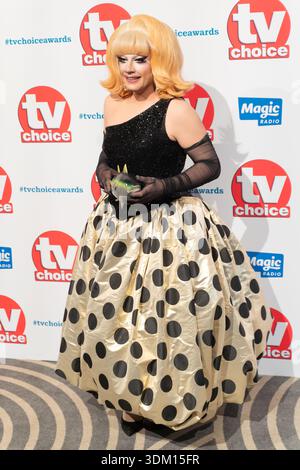 Ginger Johnson attends the TV Choice Awards 2026 at London Hilton on ...