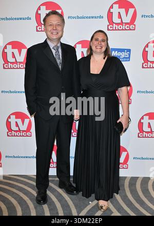 Shaun Dooley and Polly Cameron at the TV Choice Awards 2026, London ...
