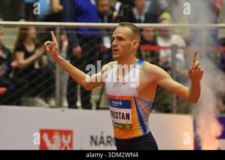 Ostrava, Czech Republic. 03rd Feb, 2026. Bassant Hemida of Egypt wins ...