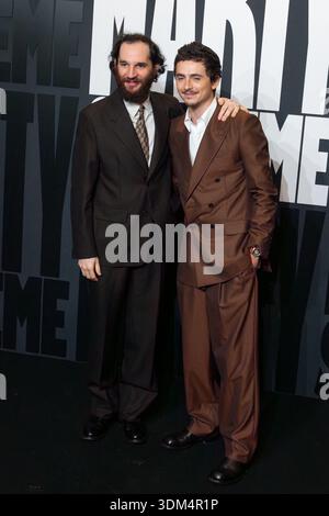 Timothée Chalamet attends 'Marty Supreme' Paris Film Premiere at Le ...