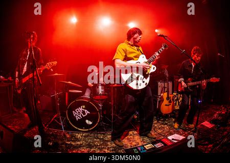 Milan Italy. 03th feb 2026. The English indie rock band ARKAYLA ...